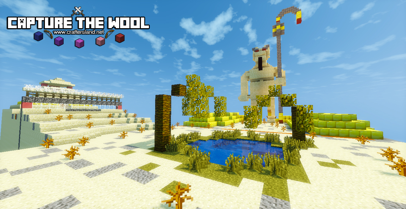 Capture The Wool Custom Maps by CraftersLand - PC Servers - Servers: Java Edition - Minecraft ...